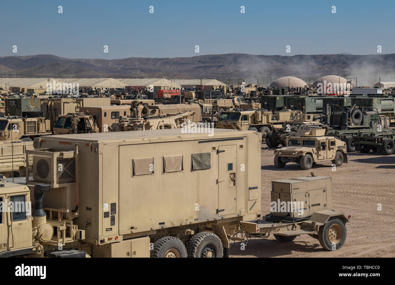 More than 2,000 military vehicles support multiple units as they move ...