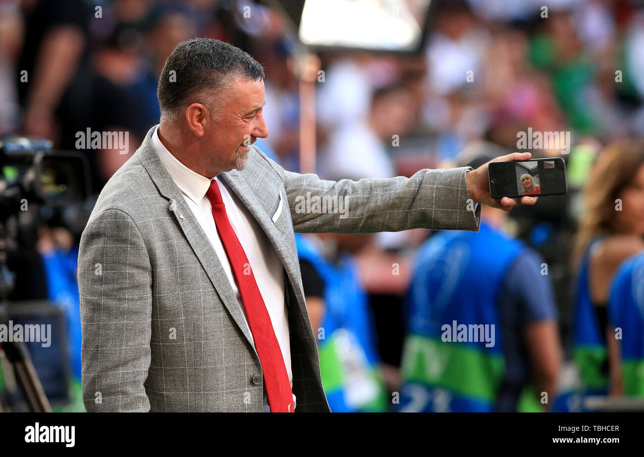 Former Liverpool player John Aldridge before the UEFA Champions League ...