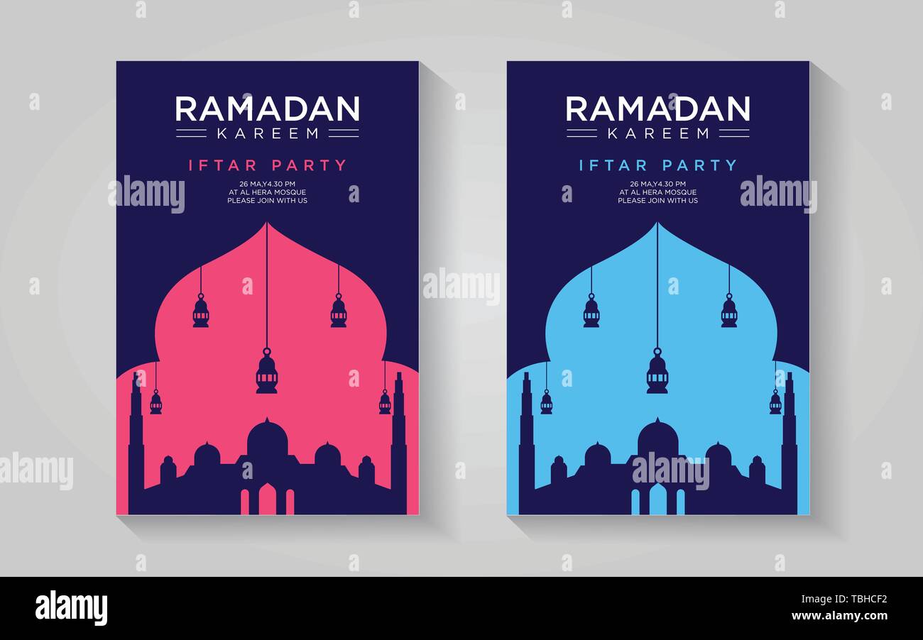Ramadan light color poster Stock Vector Images - Alamy