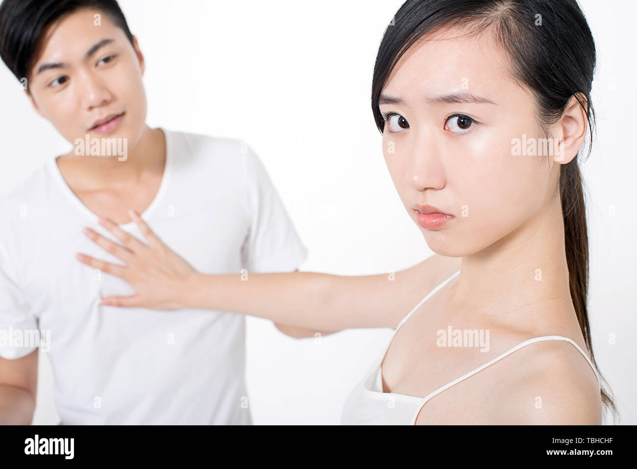 The conflict between a couple Stock Photo - Alamy