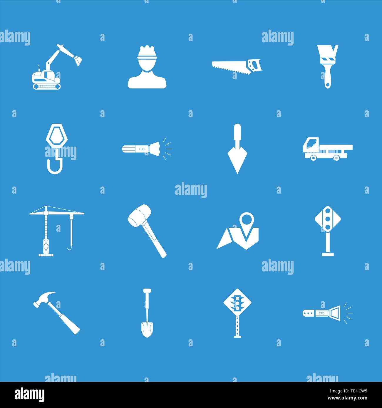 Crane map Stock Vector Images - Alamy