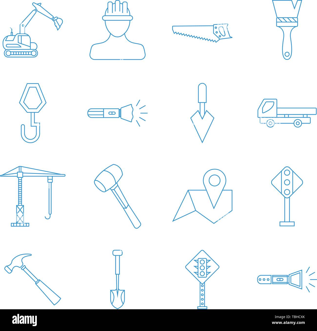 Set of construction icons - Construction sign symbol - Business icons ...