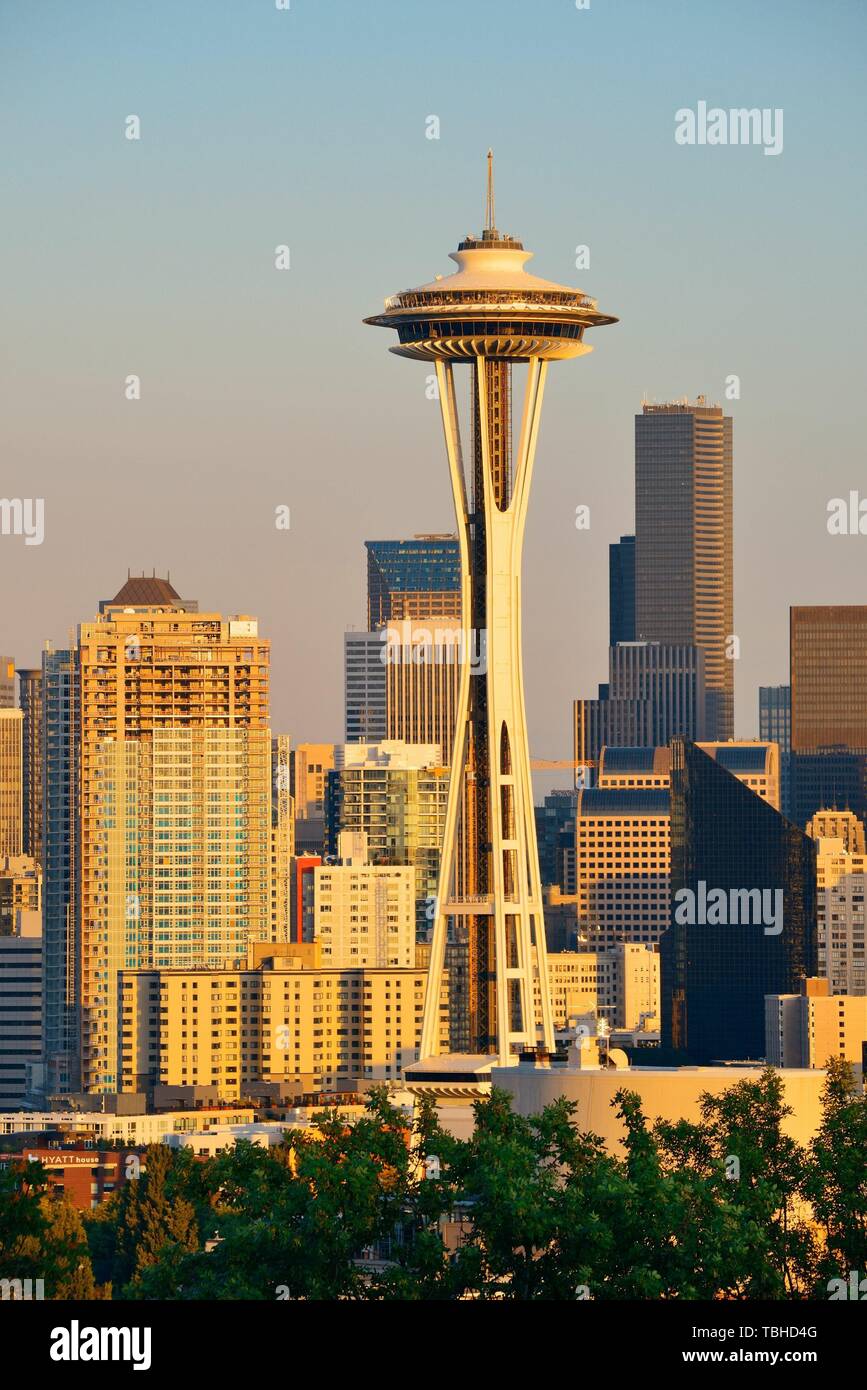 Seatle skyline hi-res stock photography and images - Alamy