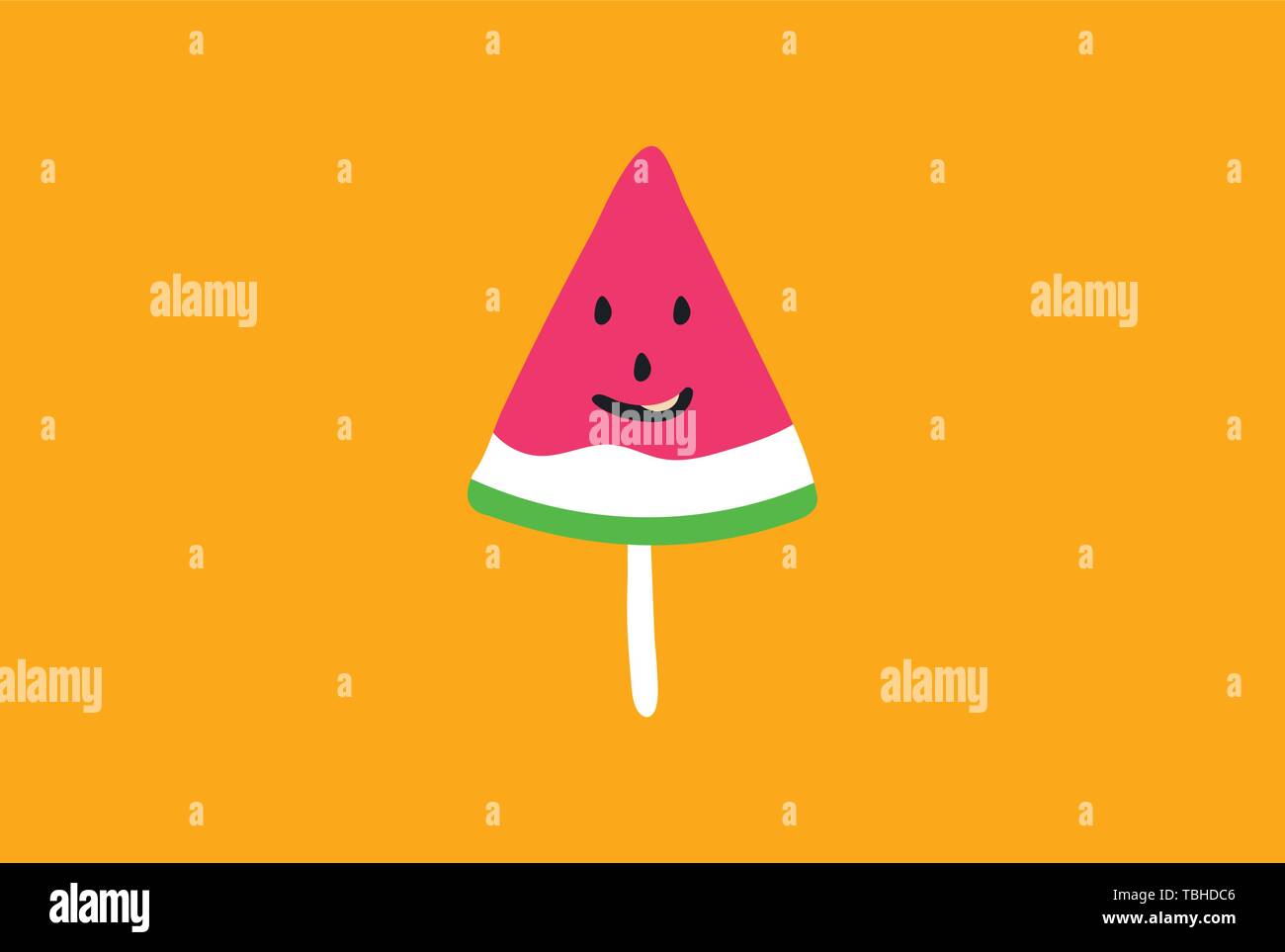 Flat ice cream colorful Stock Vector Images - Alamy