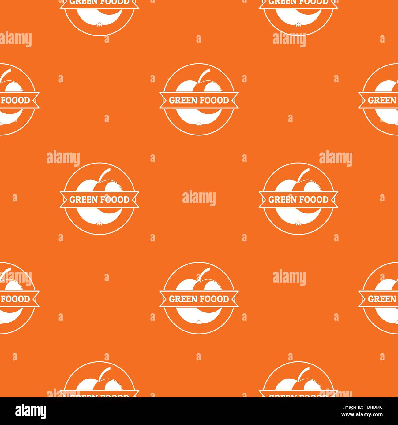 Healthy meal pattern vector orange Stock Vector Image & Art - Alamy