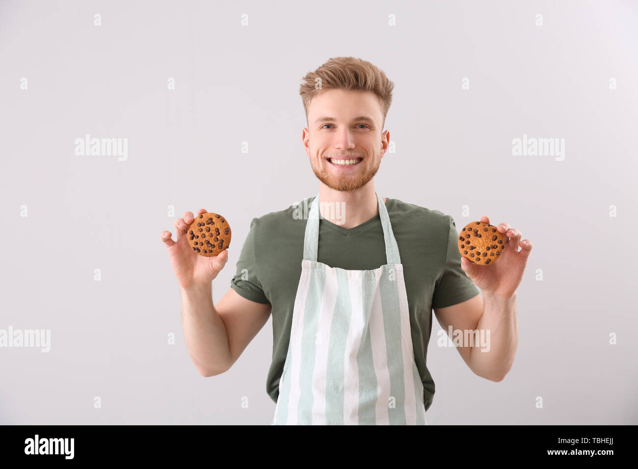 Man cookie work snack hi-res stock photography and images - Alamy