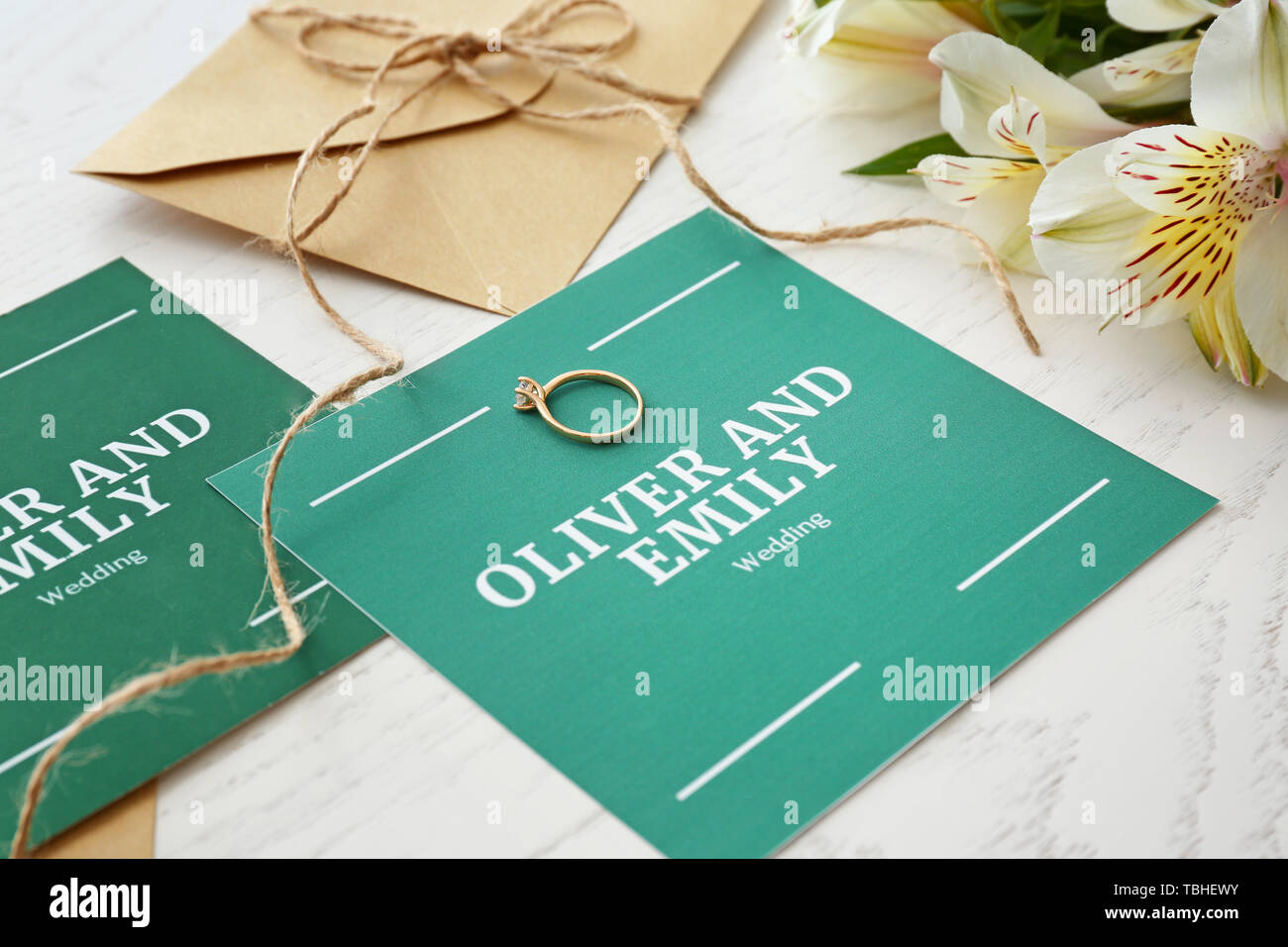 Wedding table names hi-res stock photography and images - Alamy