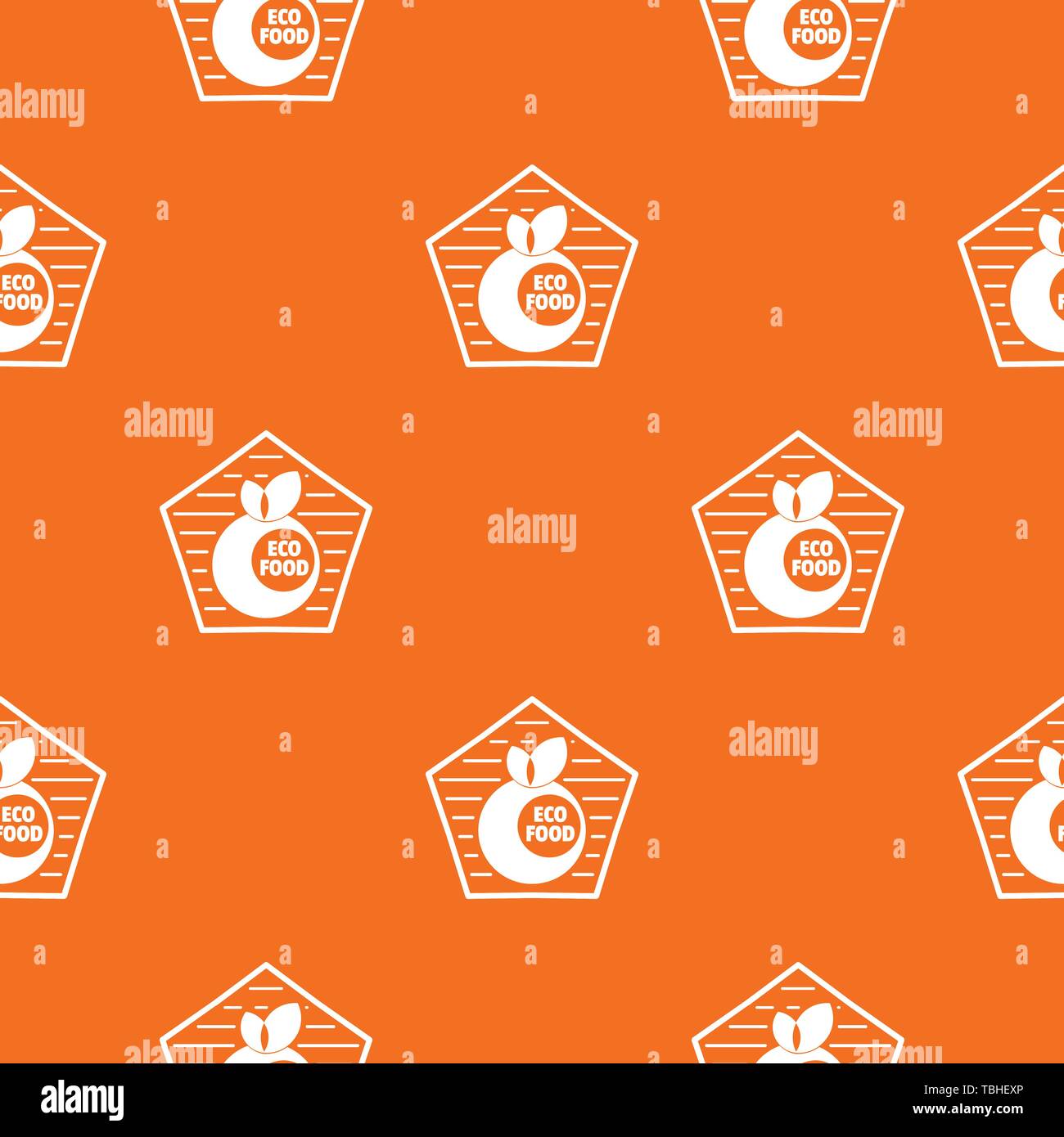 Diet food pattern vector orange Stock Vector Image & Art - Alamy