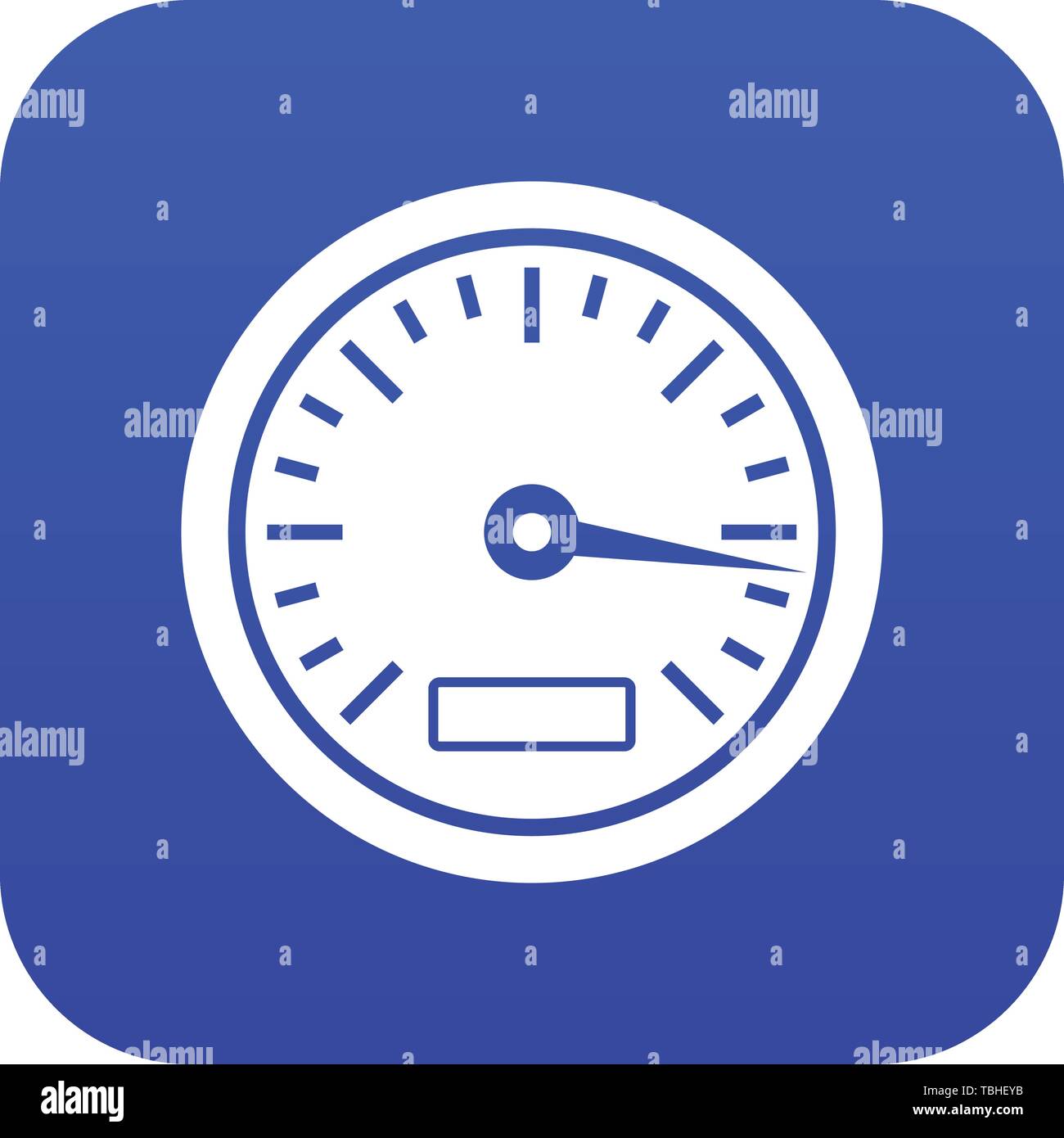 Speedometer icon digital blue Stock Vector Image & Art - Alamy