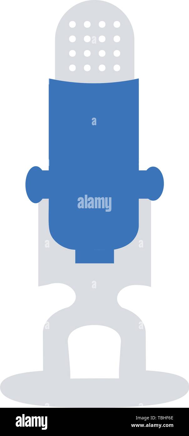 Flat microphone design Stock Vector Images - Alamy
