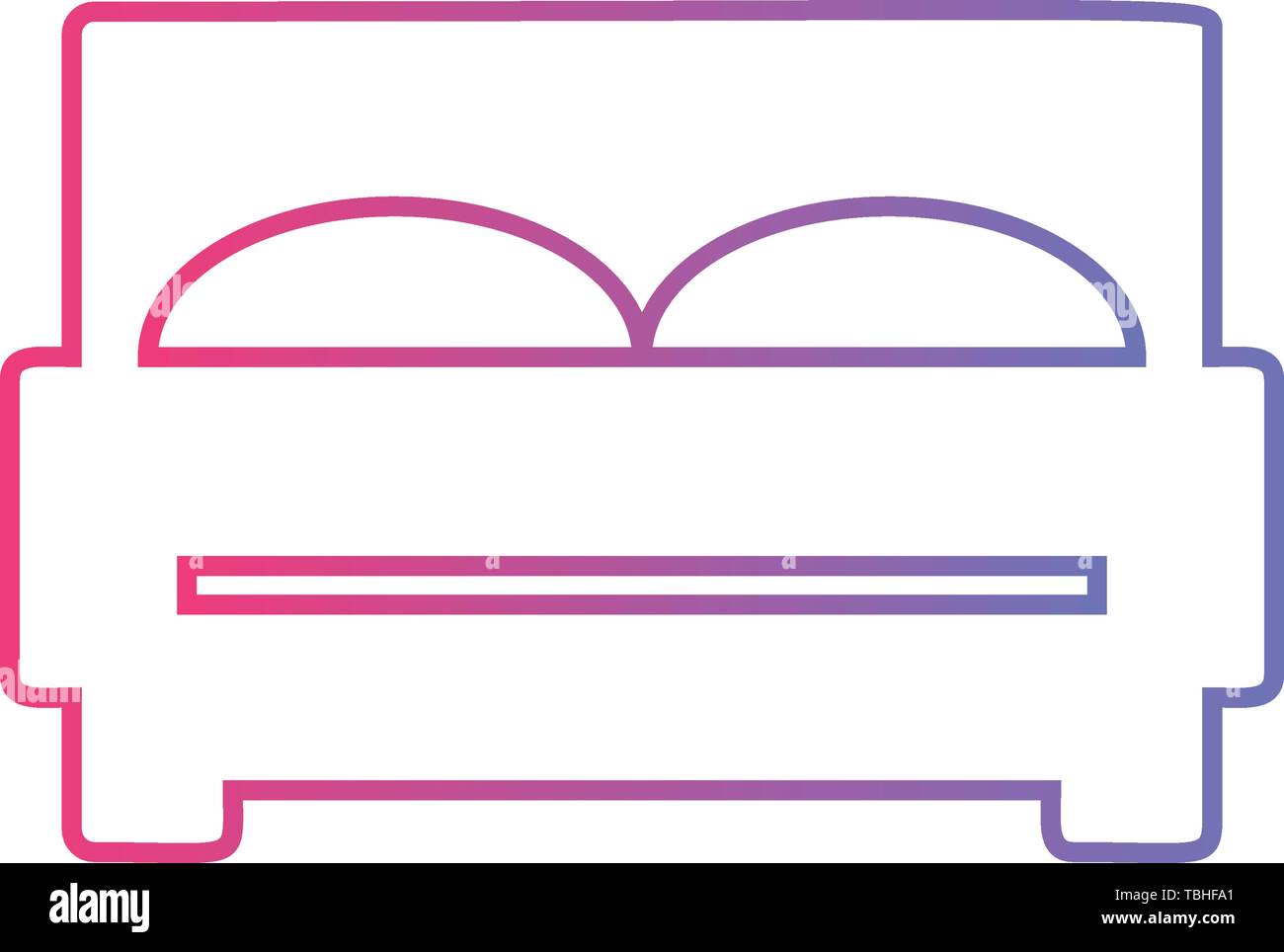 Hotel style bedroom Stock Vector Images - Alamy