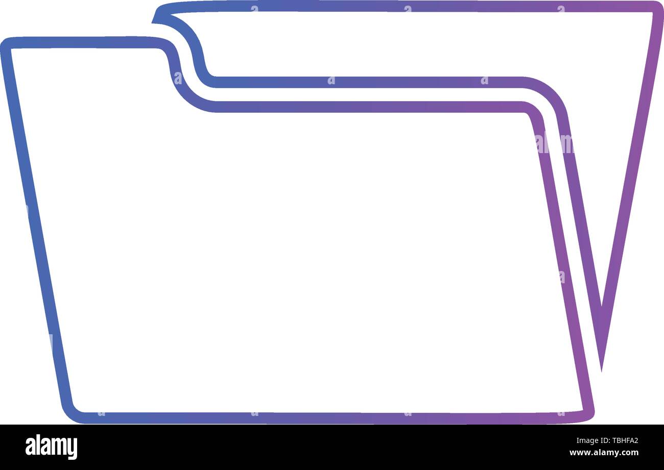 Folder icon vector - Store sign Stock Vector Image & Art - Alamy