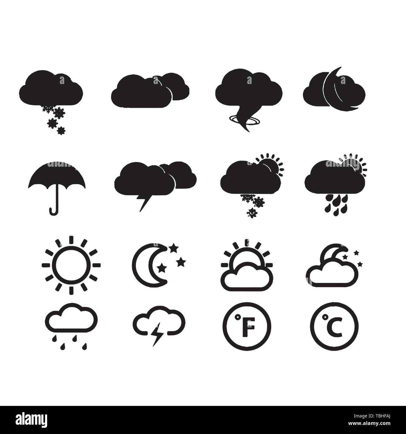 Hazy silhouette Stock Vector Images - Alamy