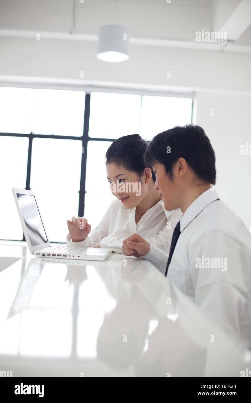 Business communication in the office Stock Photo - Alamy