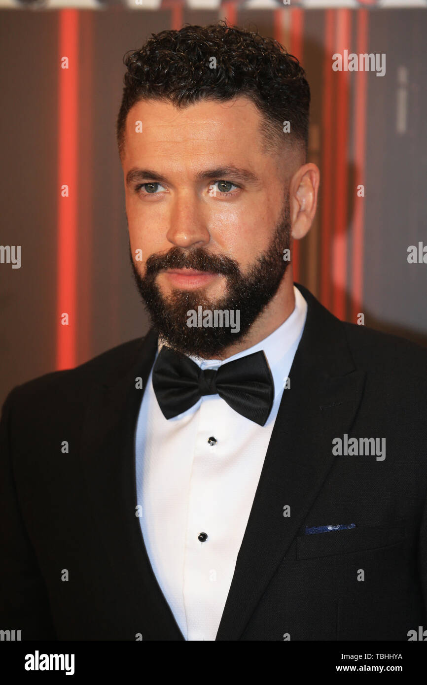 Shane Ward attending the British Soap Awards 2019 held at the Lyric ...