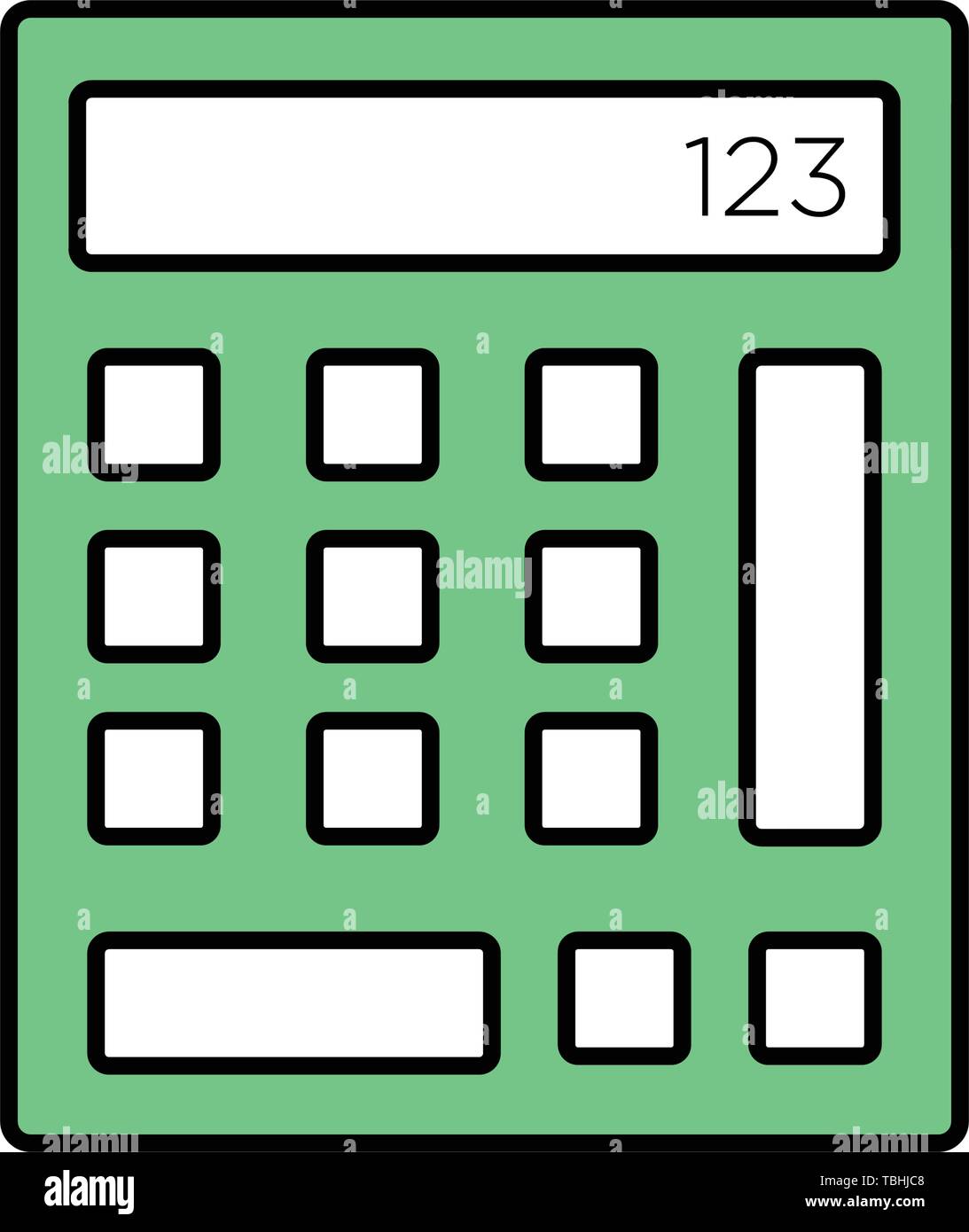 Calculator sign icon - vector Stock Vector Image & Art - Alamy