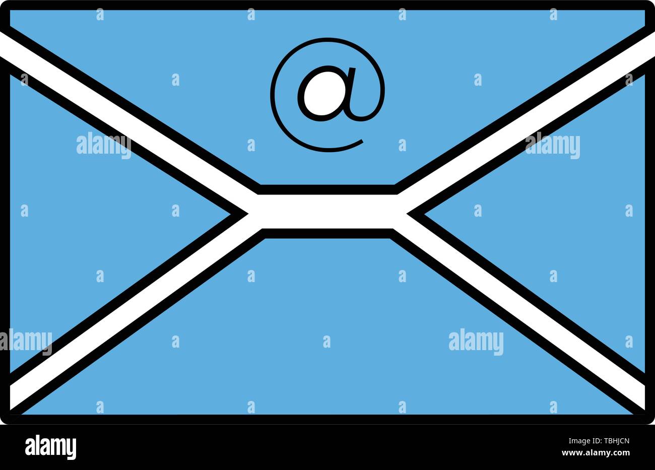 Envelop sign icon - vector Stock Vector Image & Art - Alamy