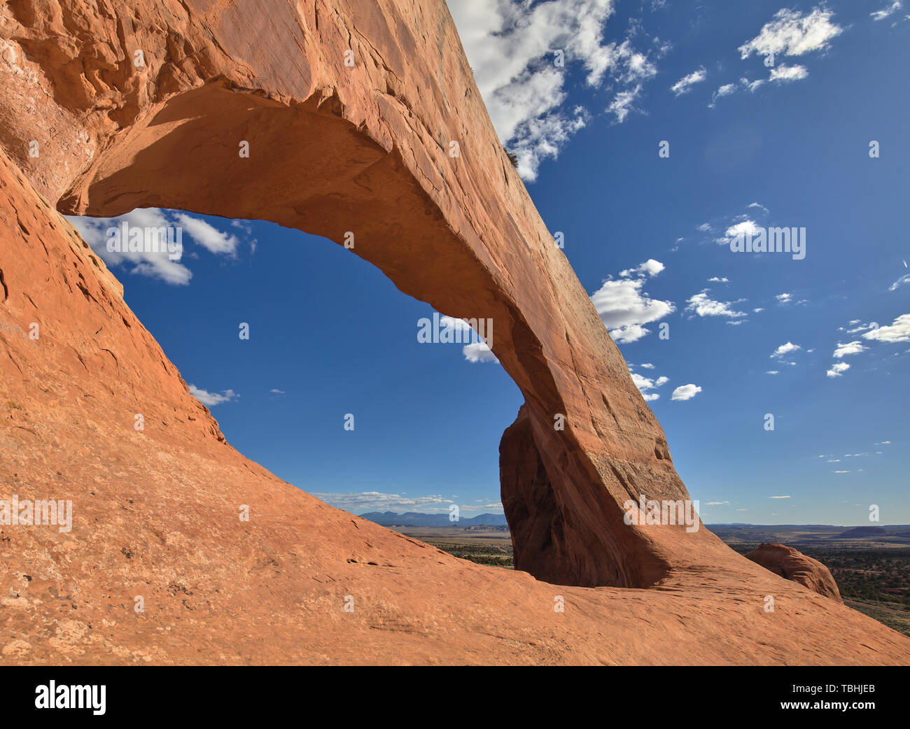 Wilson Arch in Utah, United States Stock Photo - Alamy