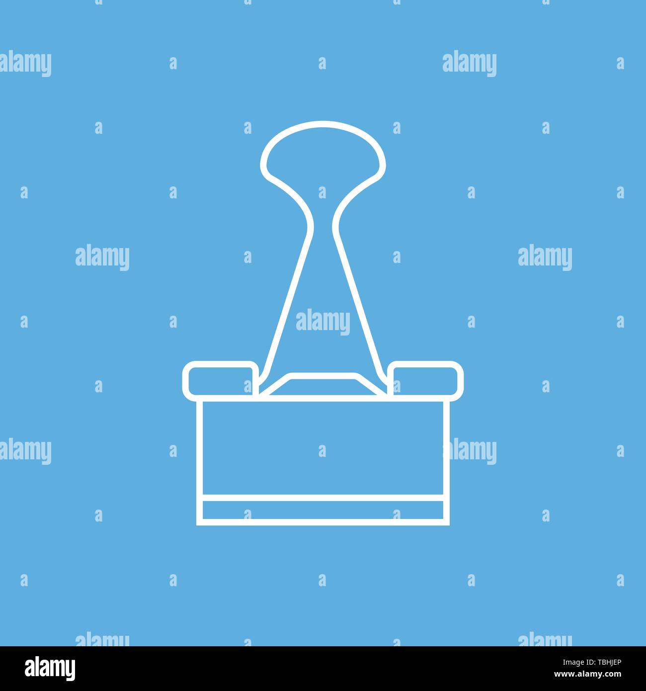 Clip sign icon - vector Stock Vector Image & Art - Alamy