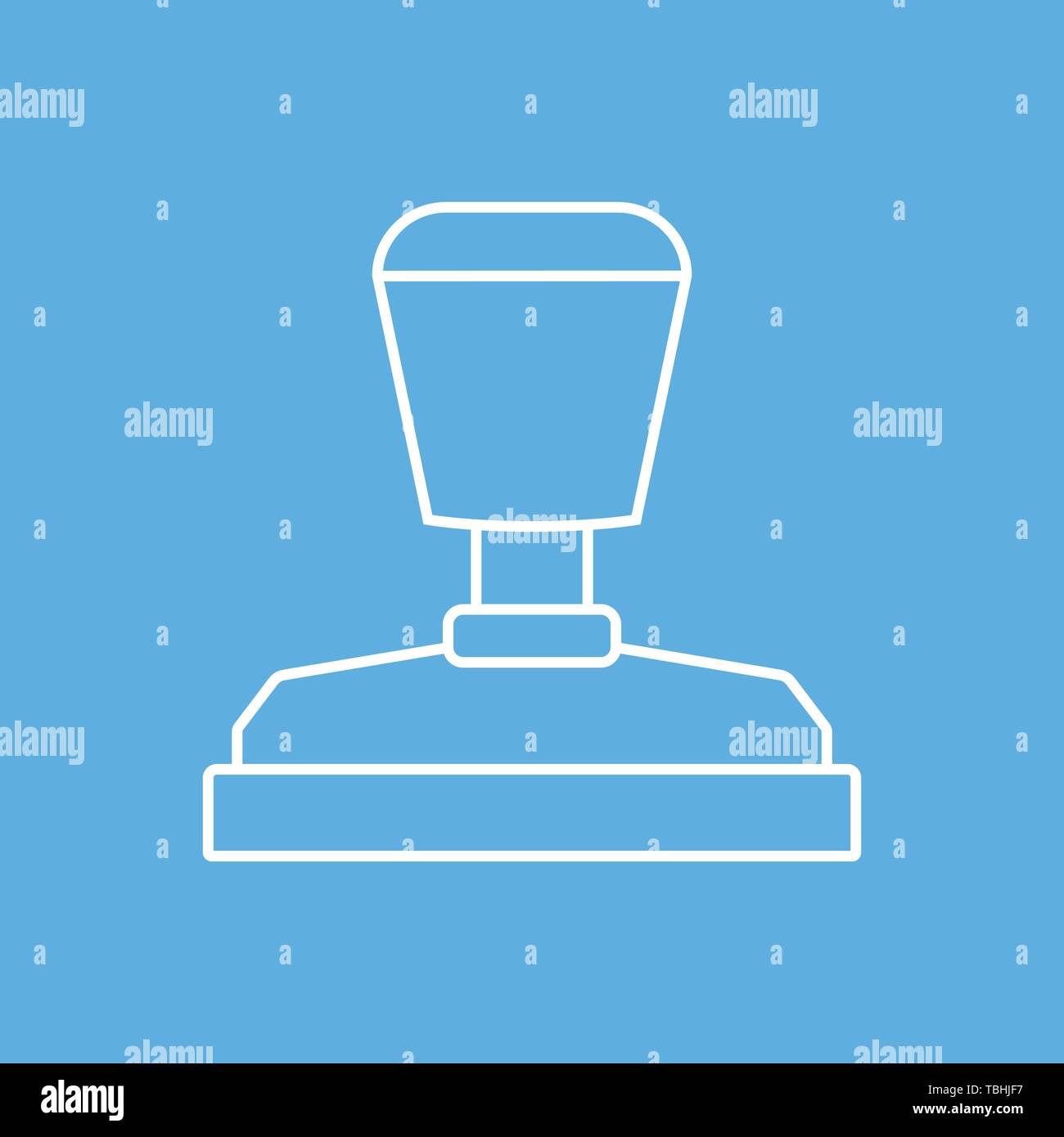 Stamp sign icon - vector Stock Vector Image & Art - Alamy