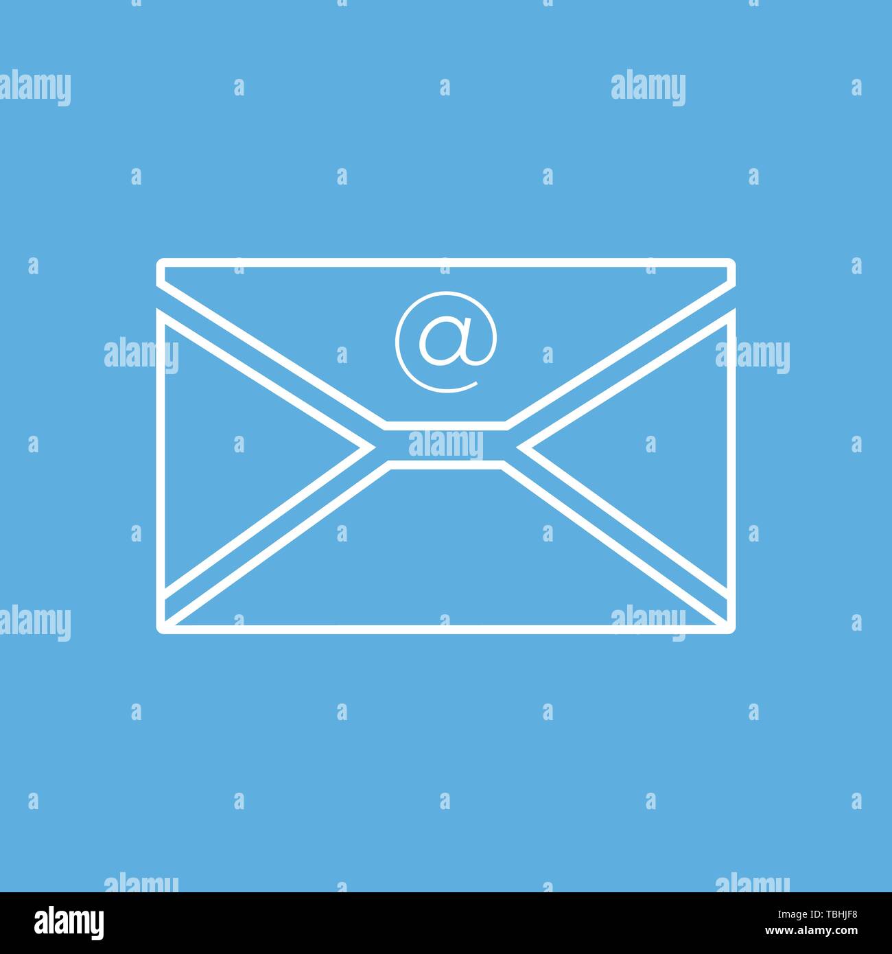 Envelop sign icon - vector Stock Vector Image & Art - Alamy