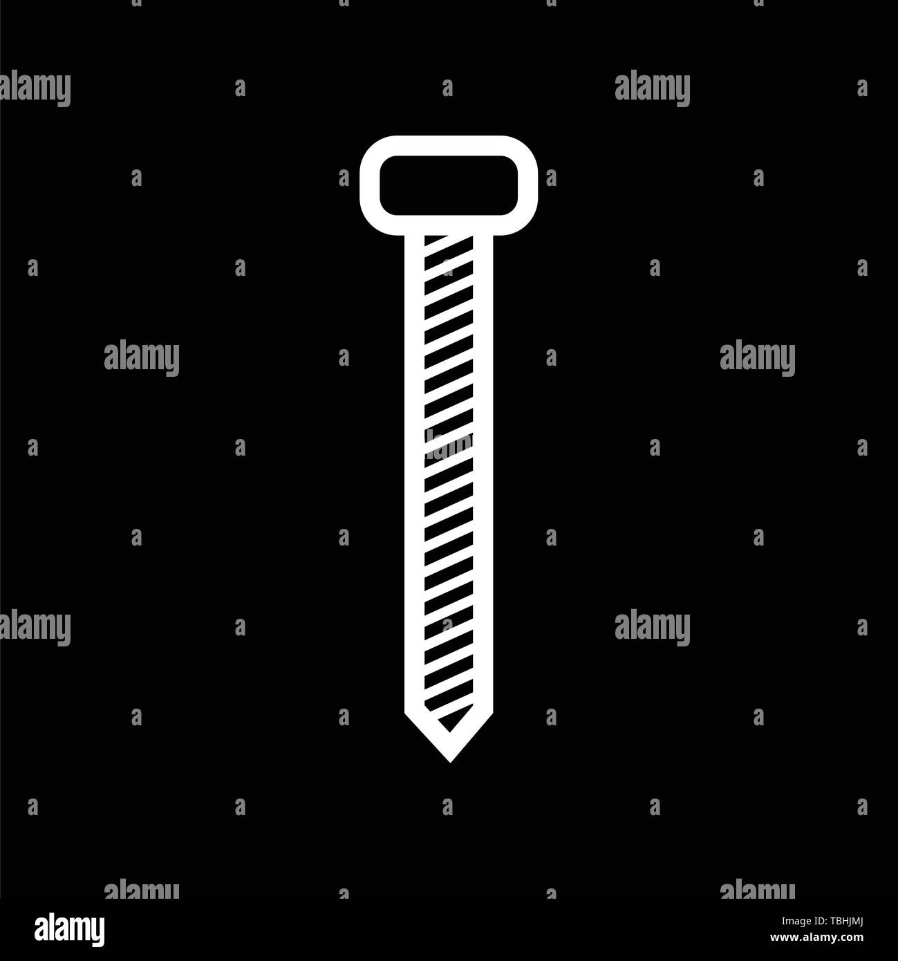 Screw sign icon - vector Stock Vector Image & Art - Alamy