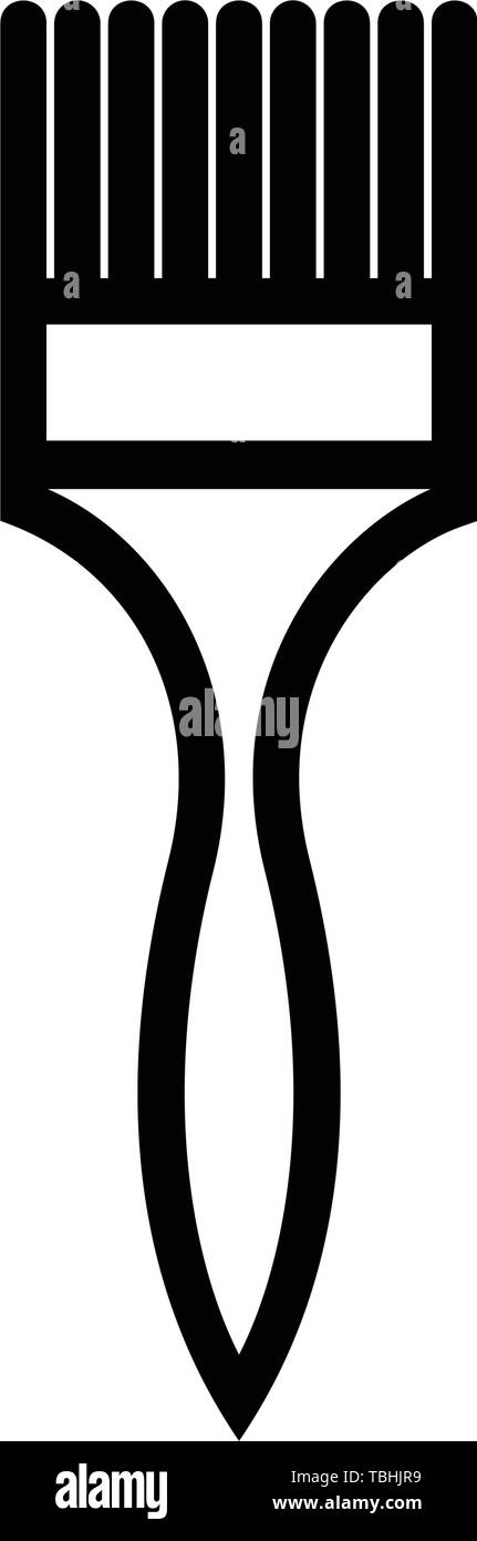 Brush icon - Paint brush sign vector Stock Vector Image & Art - Alamy