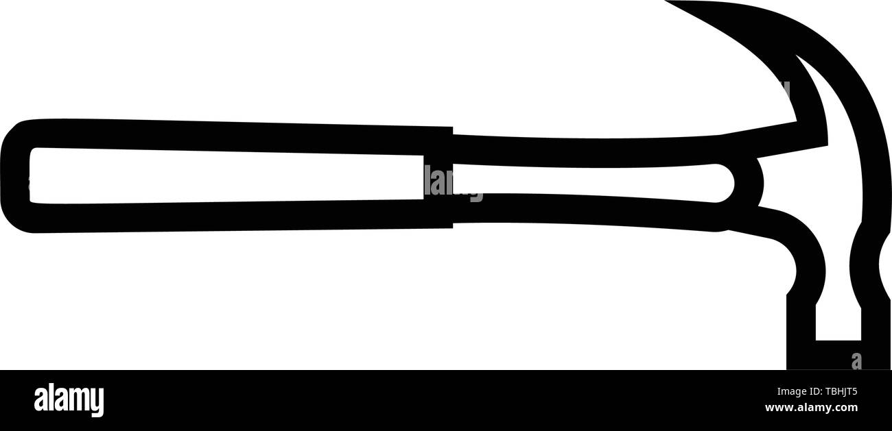 Hammer sign icon - vector Stock Vector Image & Art - Alamy