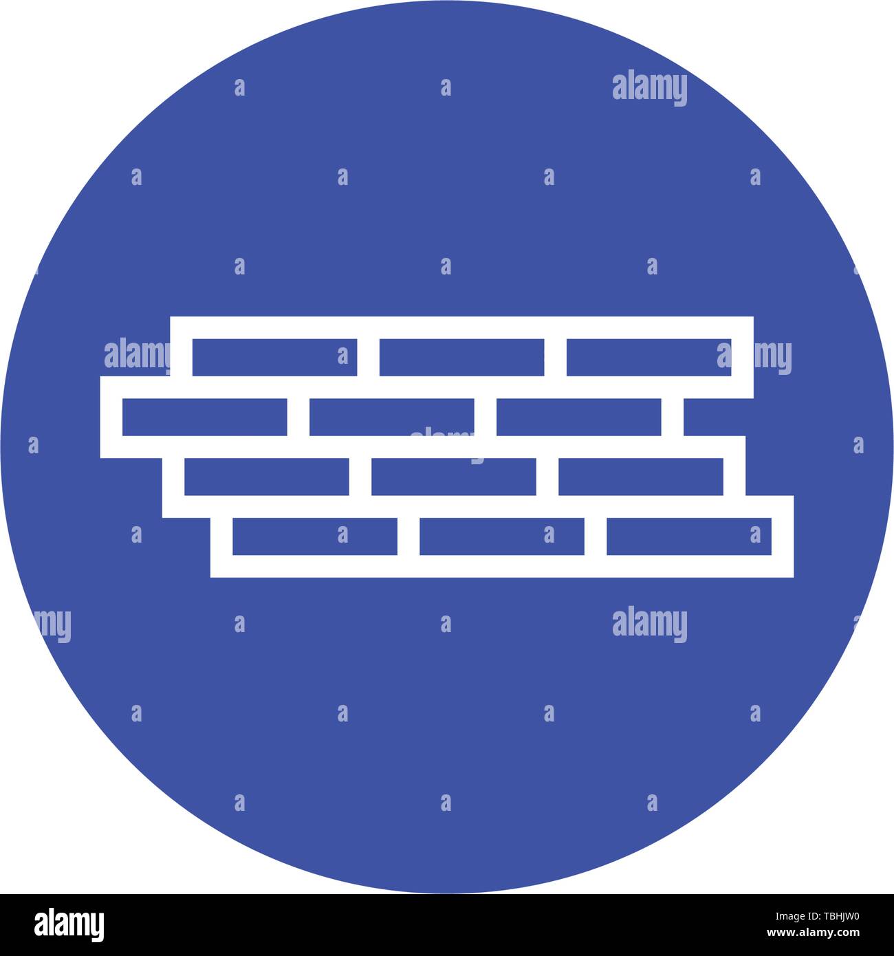 Concrete wall icon - vector Stock Vector Image & Art - Alamy