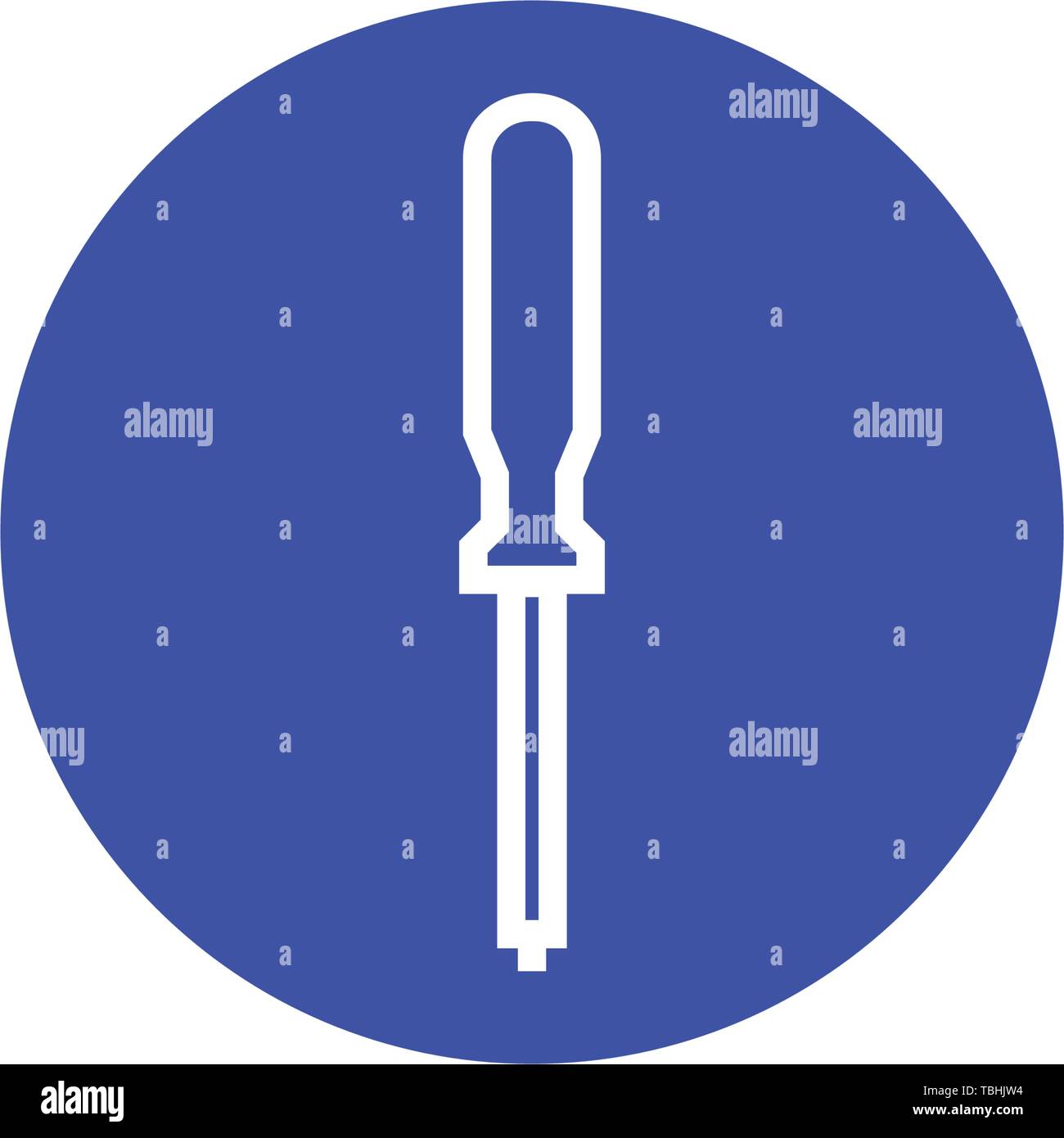 Screwdriver sign icon - vector Stock Vector Image & Art - Alamy