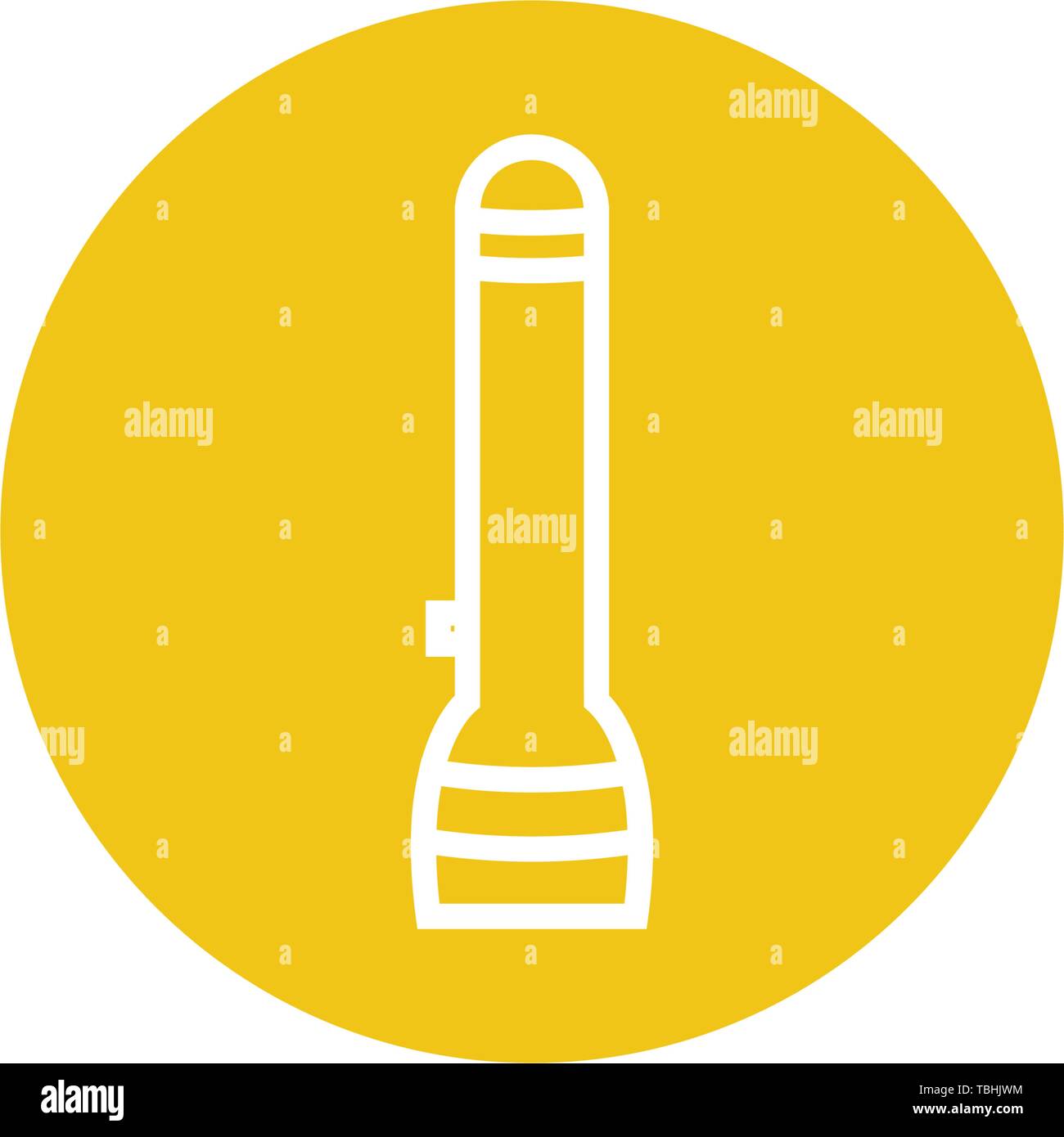 Flashlight icon - Torch light sign - vector Stock Vector Image & Art ...