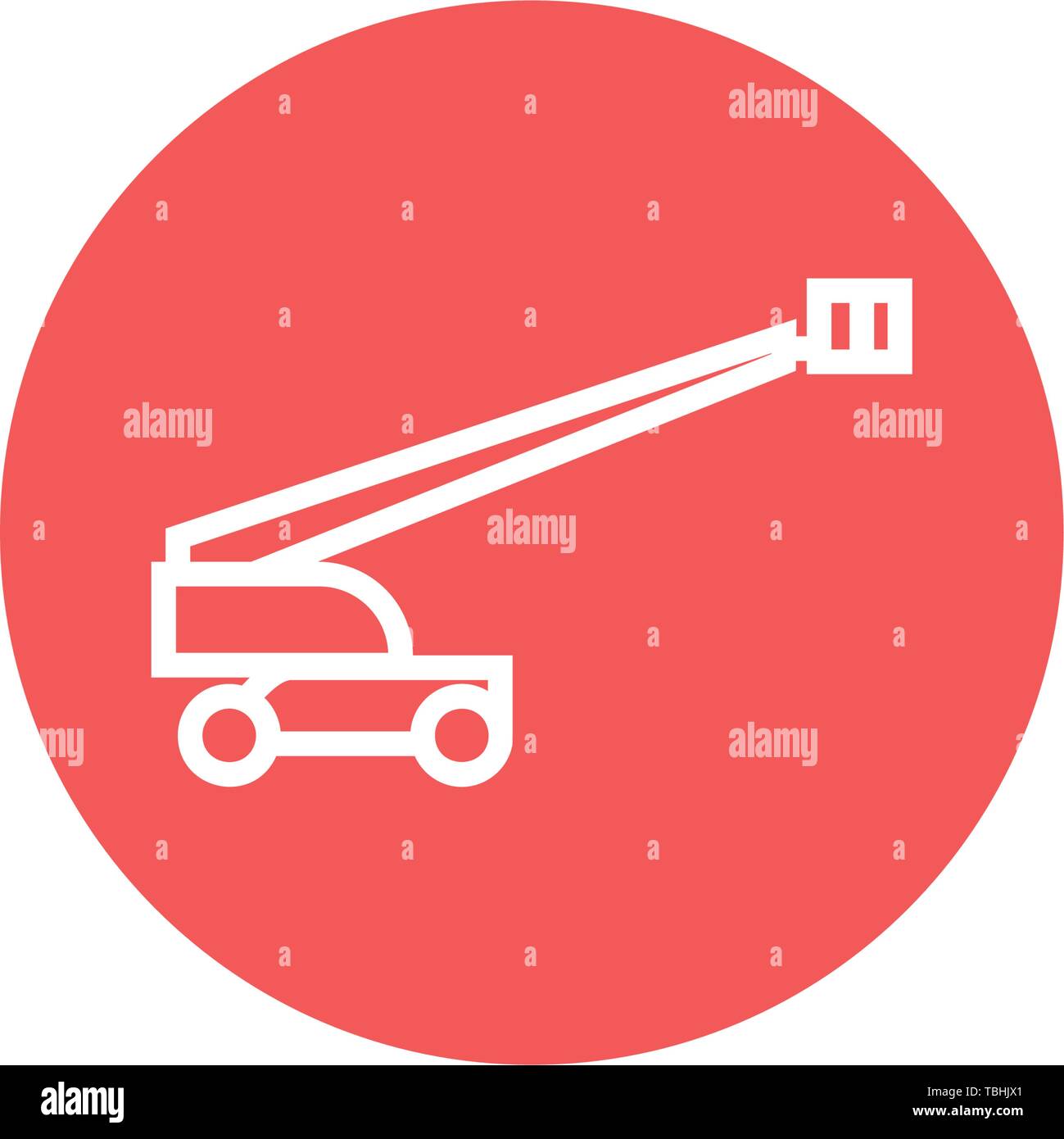 Crane icon - Crane machine sign - vector Stock Vector Image & Art - Alamy
