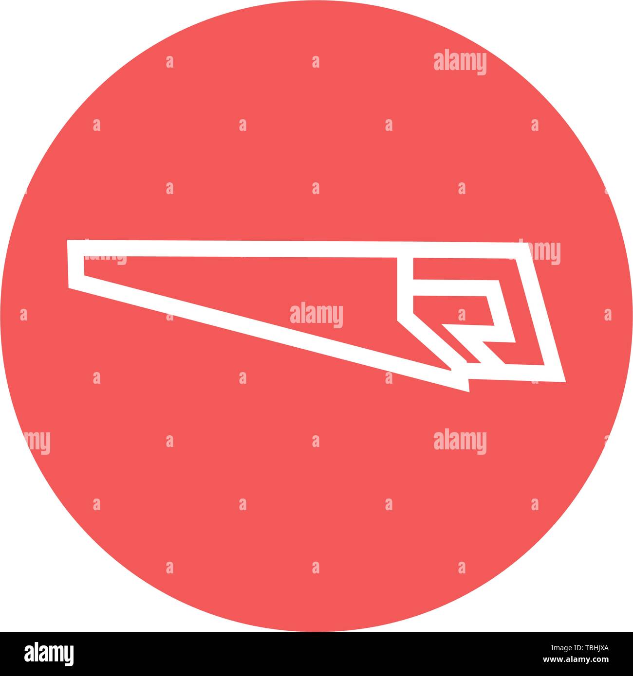 Saw sign icon - vector Stock Vector Image & Art - Alamy