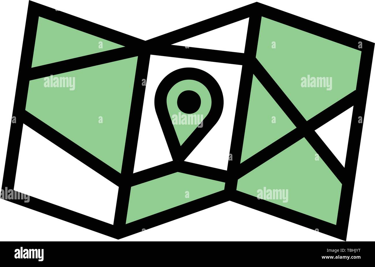 You are here map sign Cut Out Stock Images & Pictures - Alamy