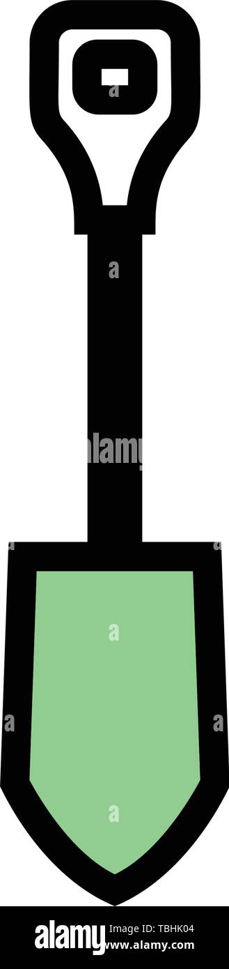 Shovel sign icon - vector Stock Vector Image & Art - Alamy