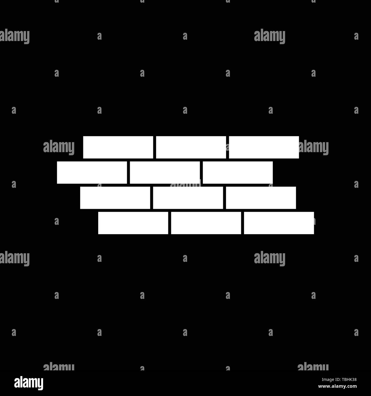 Concrete wall icon - vector Stock Vector Image & Art - Alamy