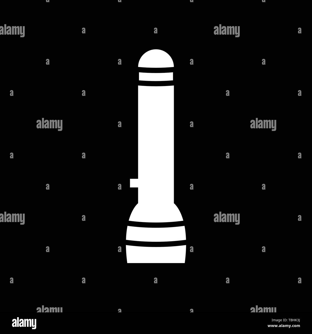 Flashlight icon - Torch light sign - vector Stock Vector Image & Art ...