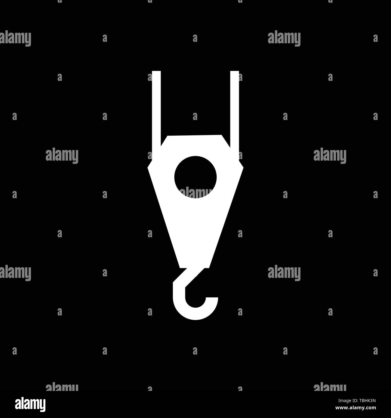 Crane hook sign icon - vector Stock Vector Image & Art - Alamy