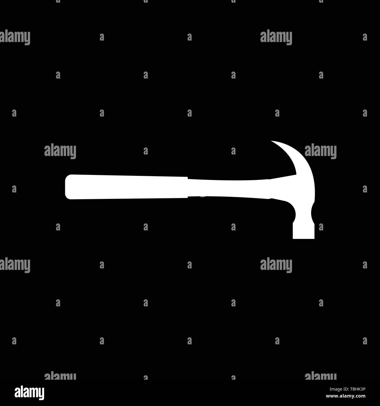 Hammer sign icon - vector Stock Vector Image & Art - Alamy