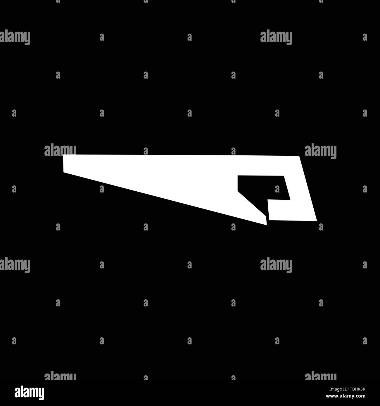 Saw sign icon - vector Stock Vector Image & Art - Alamy