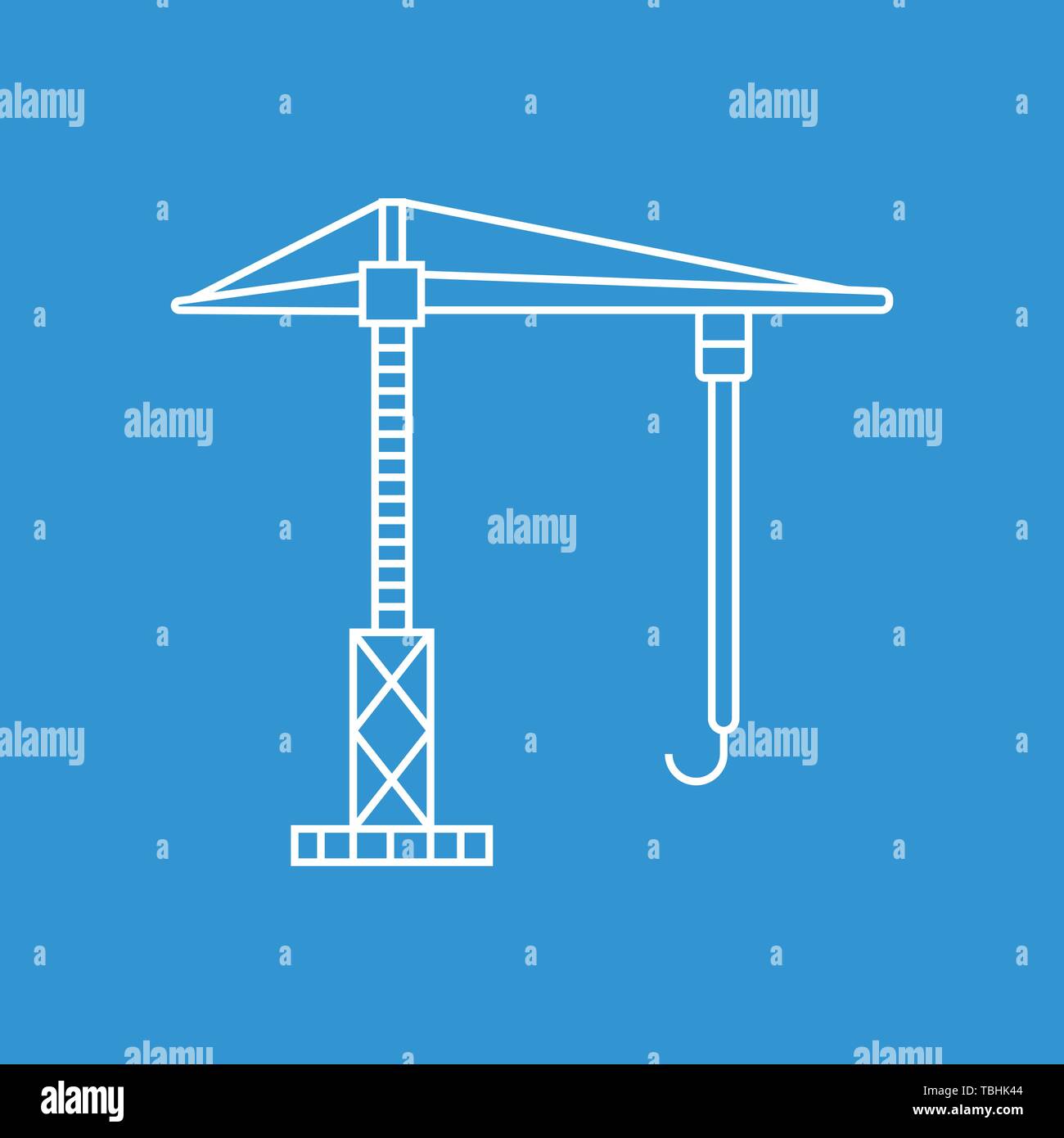 Crane icon - Crane machine sign - vector Stock Vector Image & Art - Alamy