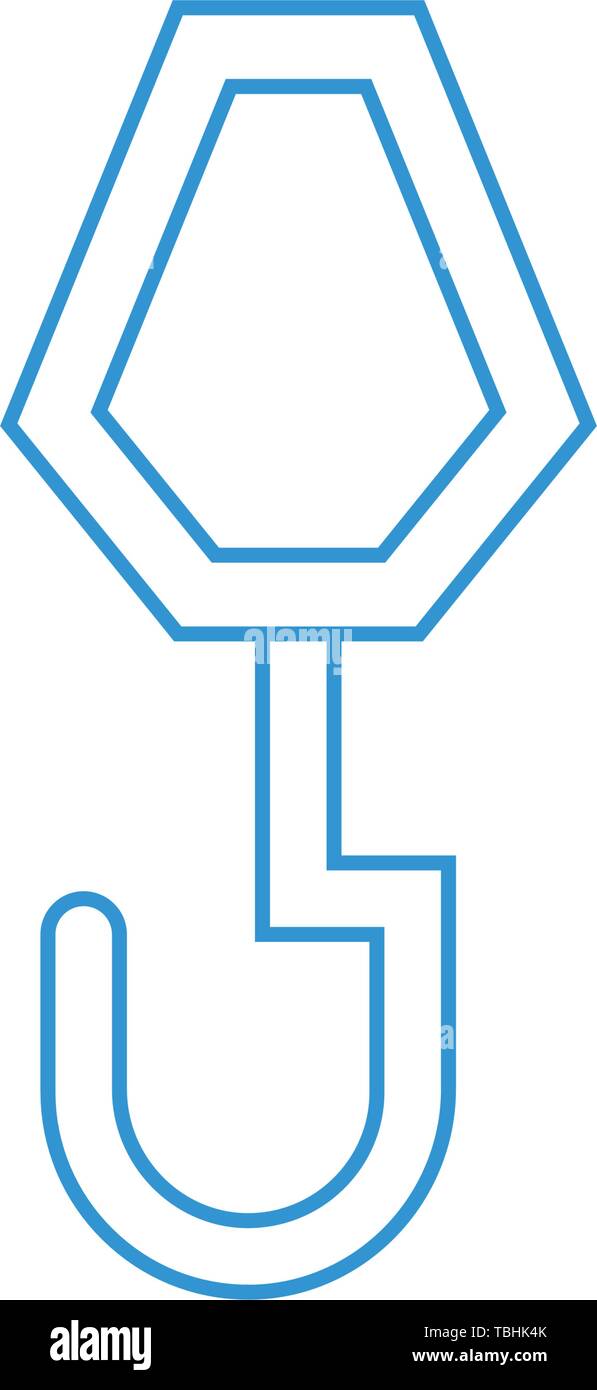 Crane hook sign icon - vector Stock Vector Image & Art - Alamy