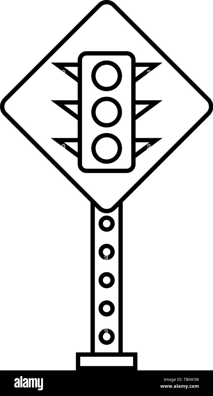 Traffic light sign icon - vector Stock Vector Image & Art - Alamy