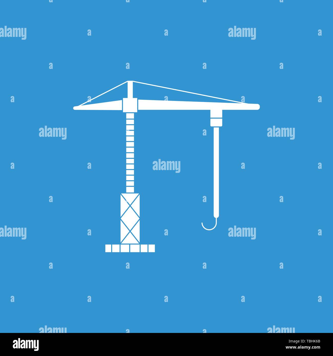 Crane icon - Crane machine sign - vector Stock Vector Image & Art - Alamy