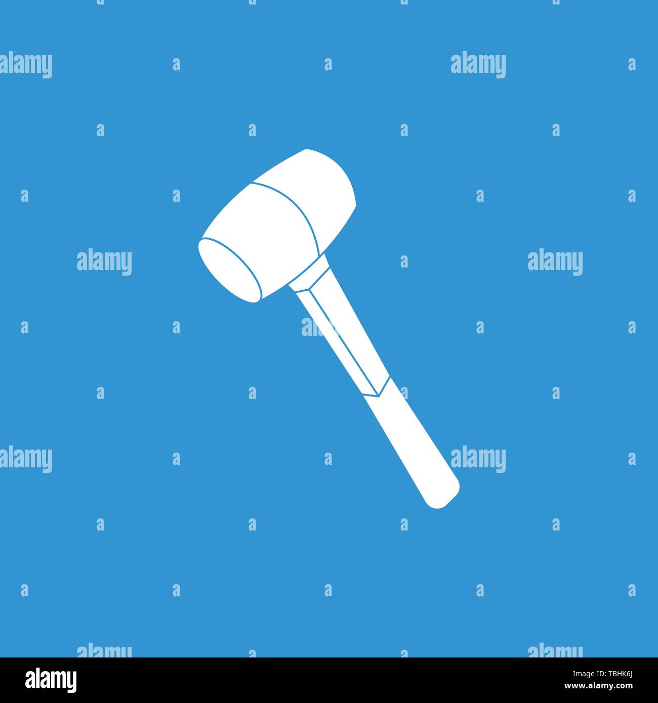 Hammer sign Stock Vector Images - Alamy