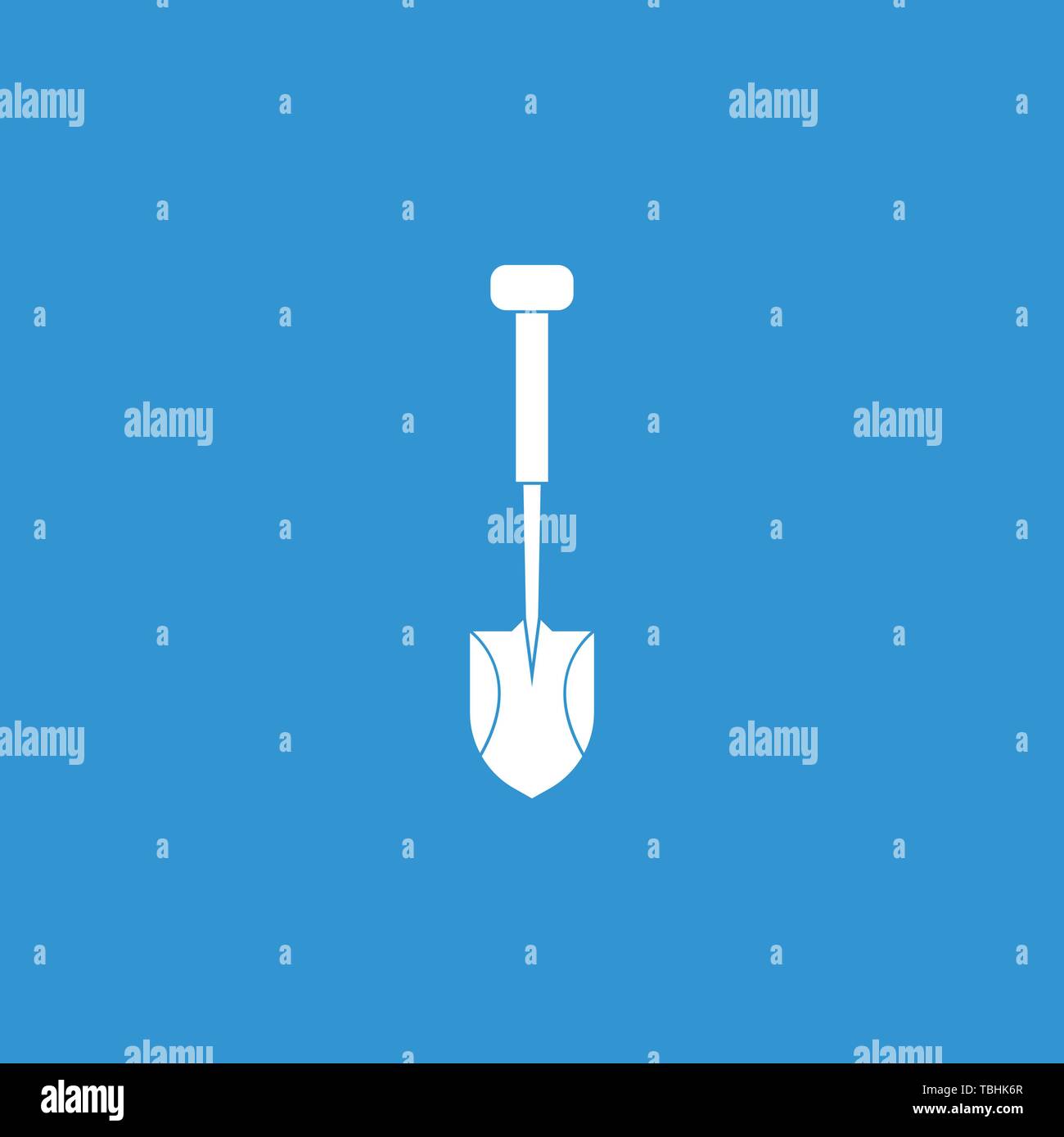 Shovel sign icon - vector Stock Vector Image & Art - Alamy