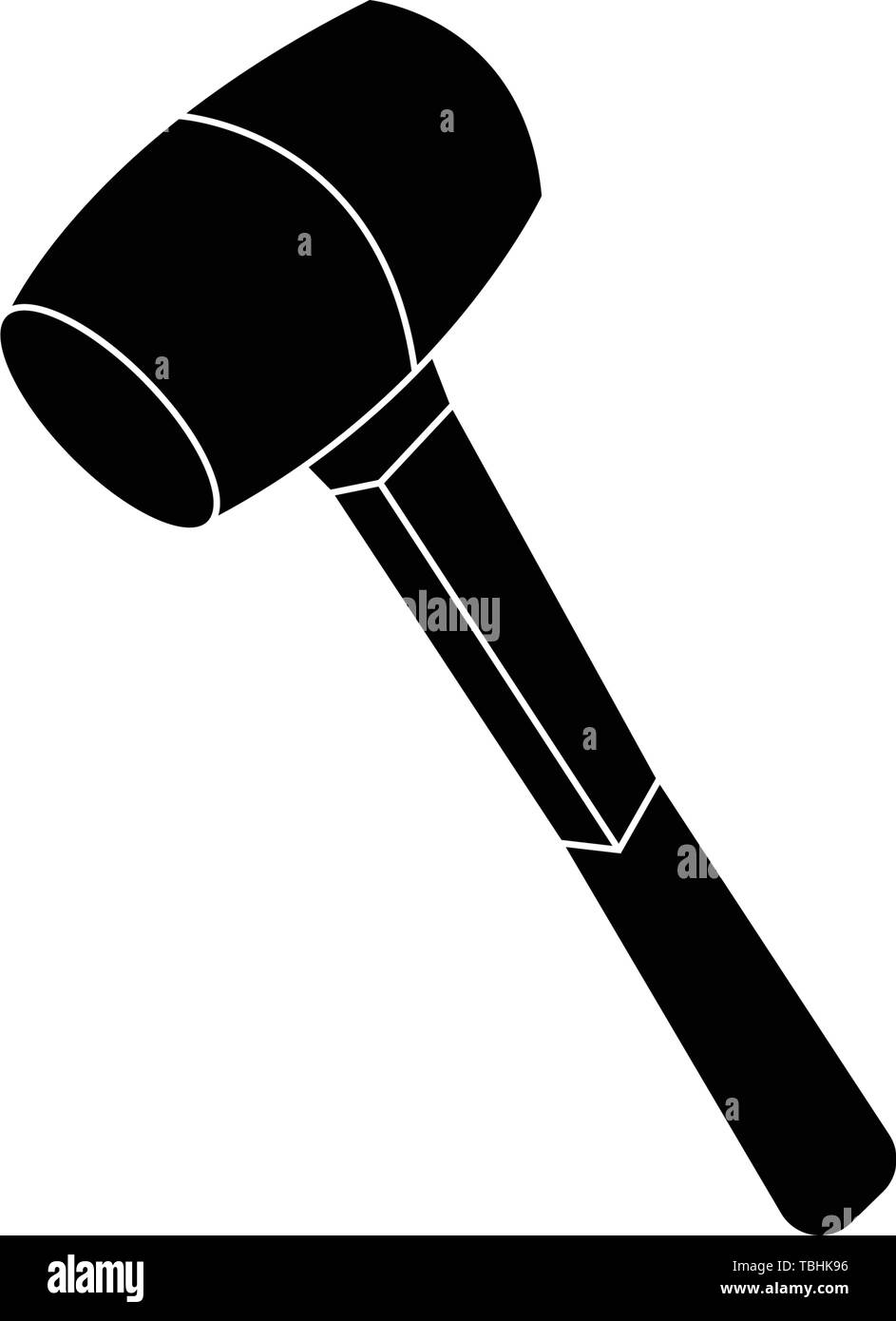 Hammer sign icon - vector Stock Vector Image & Art - Alamy