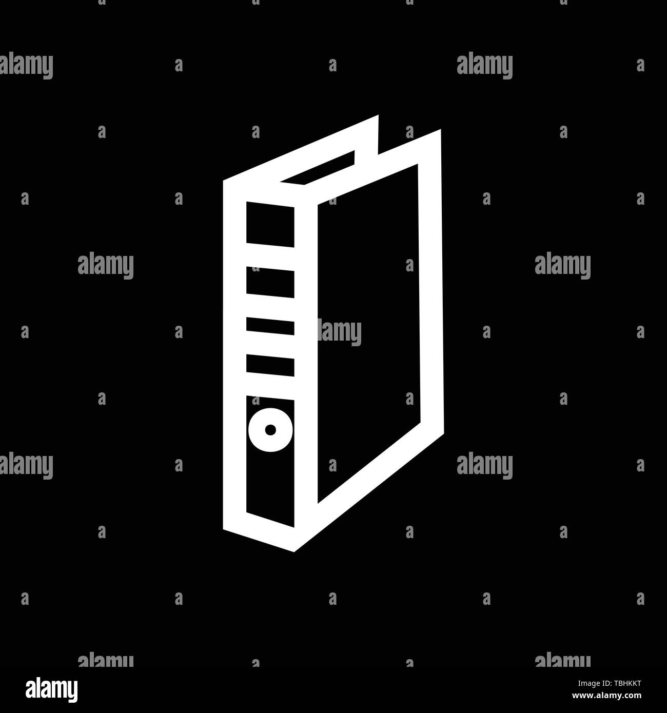 Archive folder sign - Office documents file icon Stock Vector Image ...