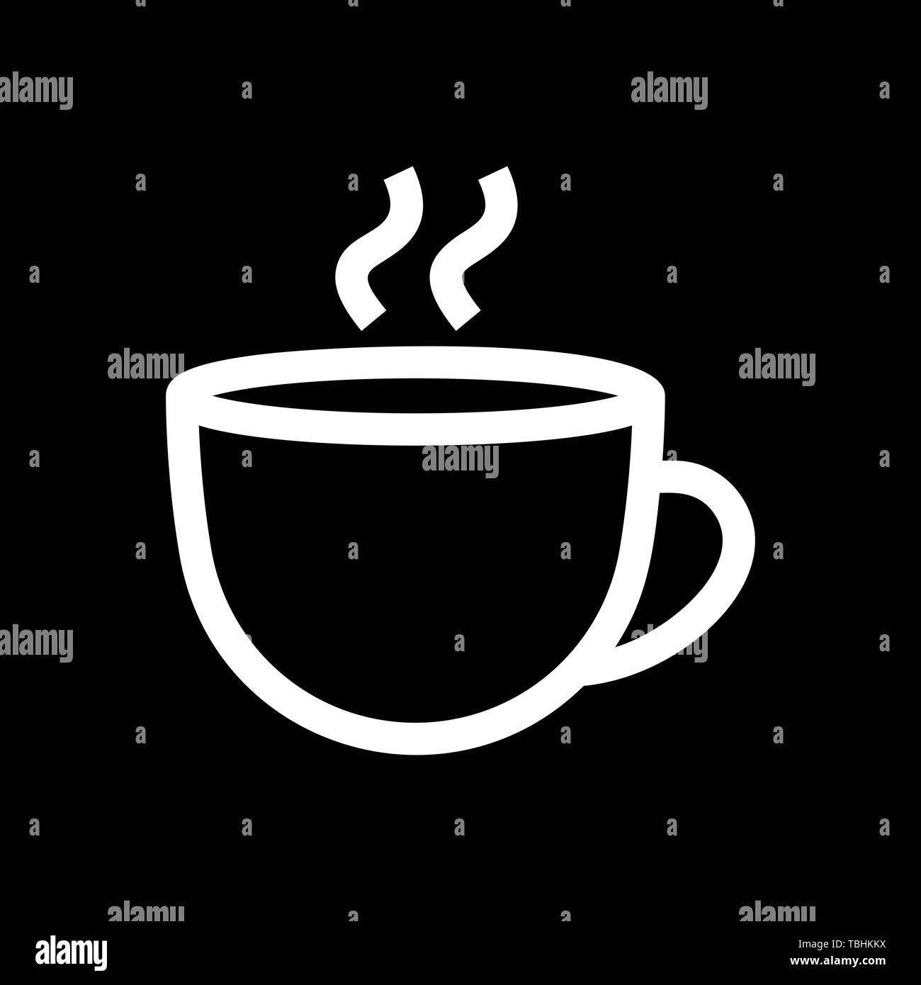 Coffee mug icon - Cup sign vector Stock Vector Image & Art - Alamy