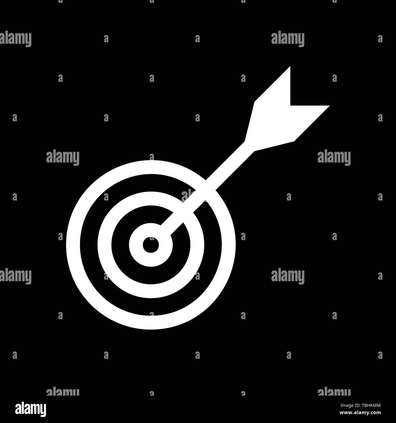 Successful shoot - Darts target aim icon - Goal sign Stock Vector Image ... Successful shoot - Darts target aim icon - Goal sign Stock Vector Image ...